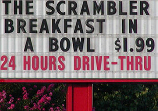 Custom Word Panels for Readerboards | National Readerboard