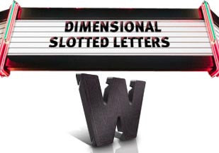 Dimensional Slotted Marquee Sign Letters | NRS – National Readerboard ...