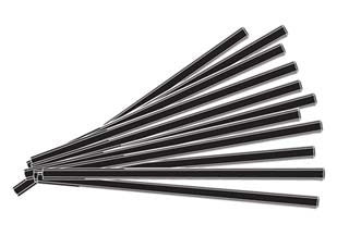 Sidewalk Sign Letter Tracks, 36" Black